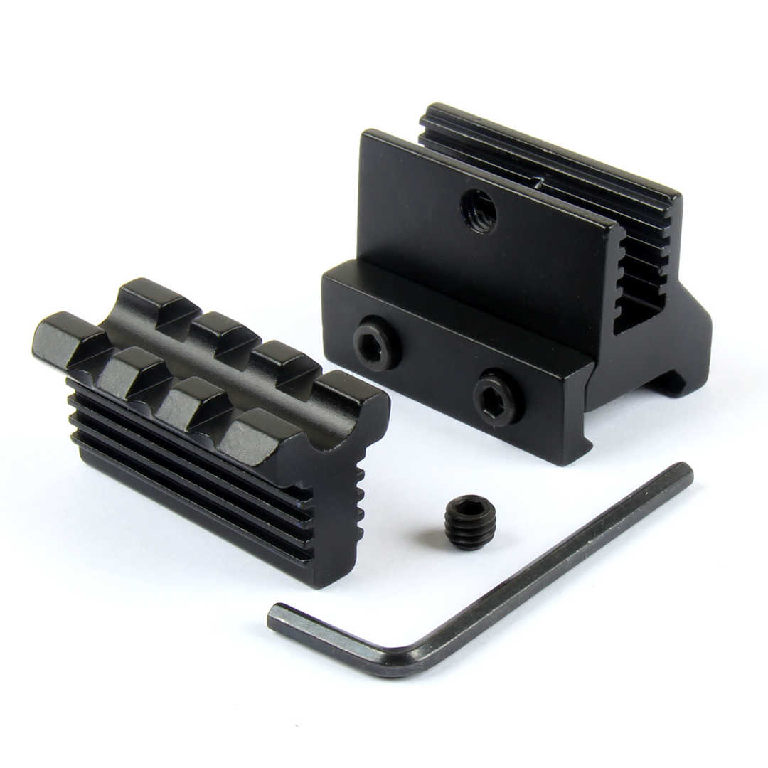 Adjustable Height Picatinny Riser Mount - 3 Slot – TACFUN