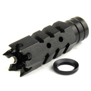 4.5" Extra Long Low Concussion Linear Compensator Muzzle Brake for .22 – TACFUN
