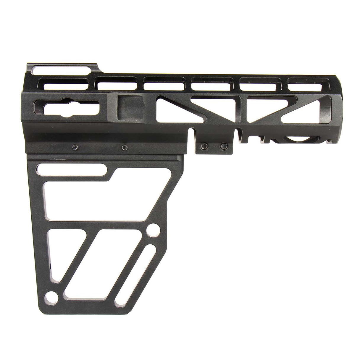 Skeletonized AR Pistol Brace Aluminum – TACFUN