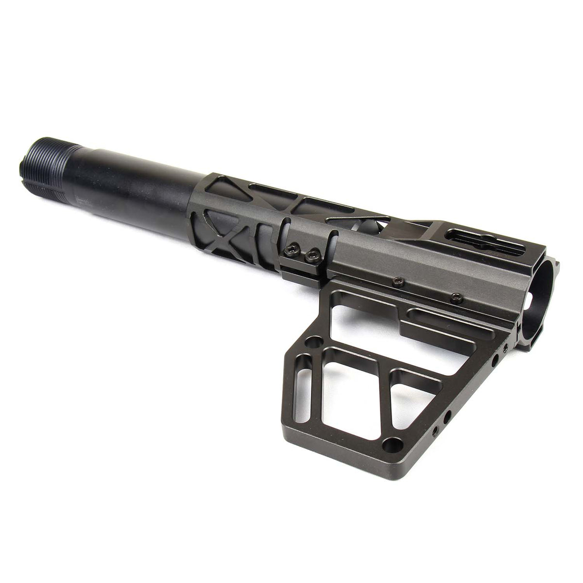 Skeletonized AR Pistol Brace + Pistol Buffer Tube - Aluminum – TACFUN