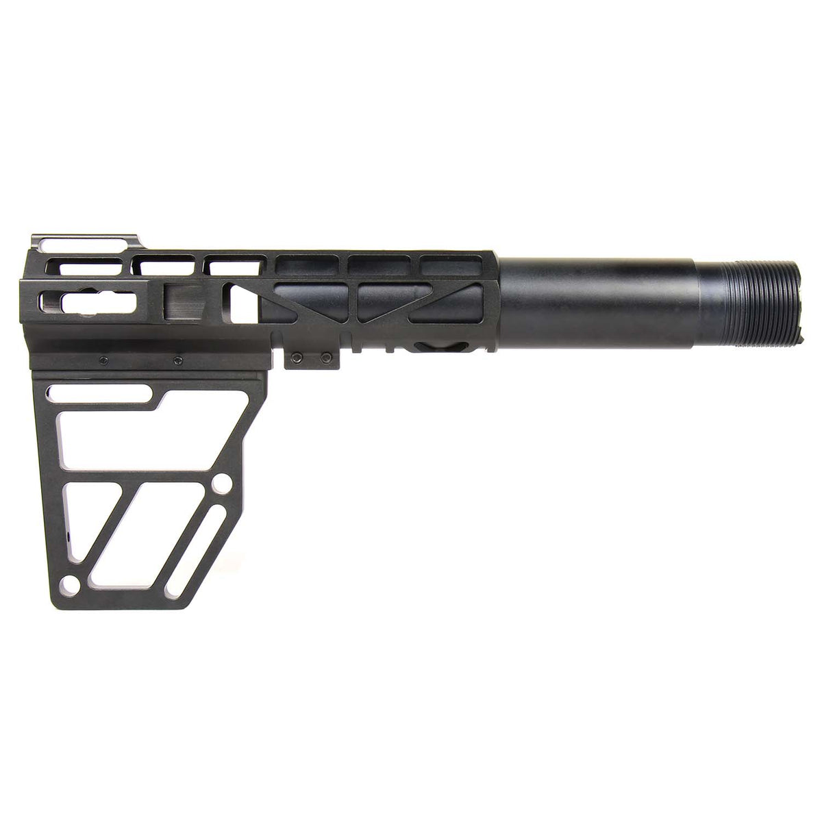 Skeletonized AR Pistol Brace + Pistol Buffer Tube - Aluminum – TACFUN
