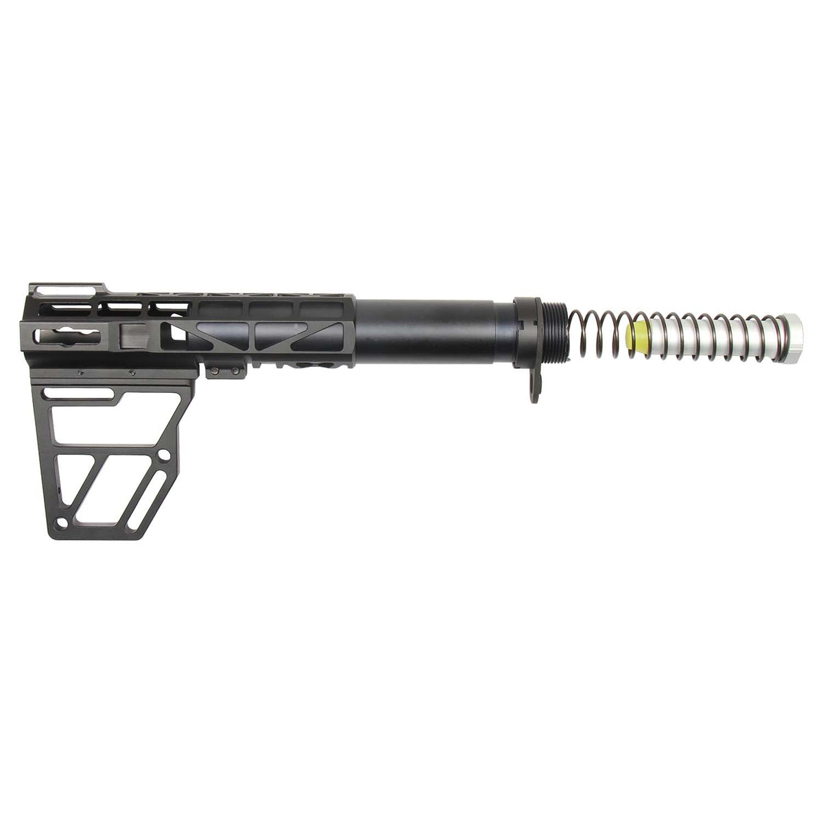 Skeletonized Pistol Brace + Pistol Buffer Tube KIT - Alumiunm – TACFUN