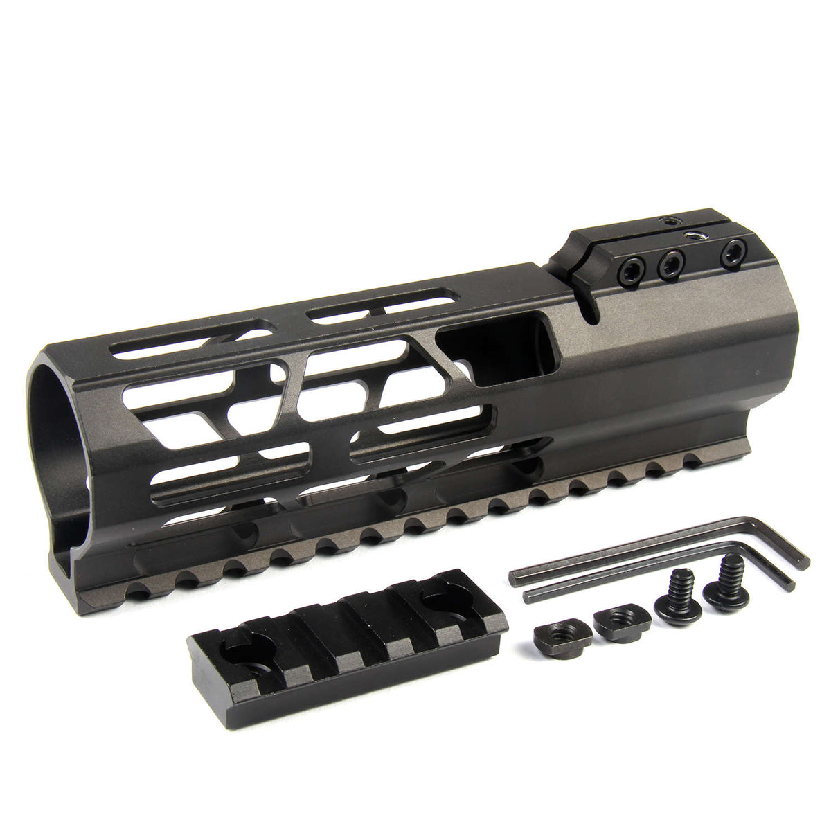 AR-15 6" 158mm M-LOK Slim Light Handguard /w Top Cut - Free Float – TACFUN