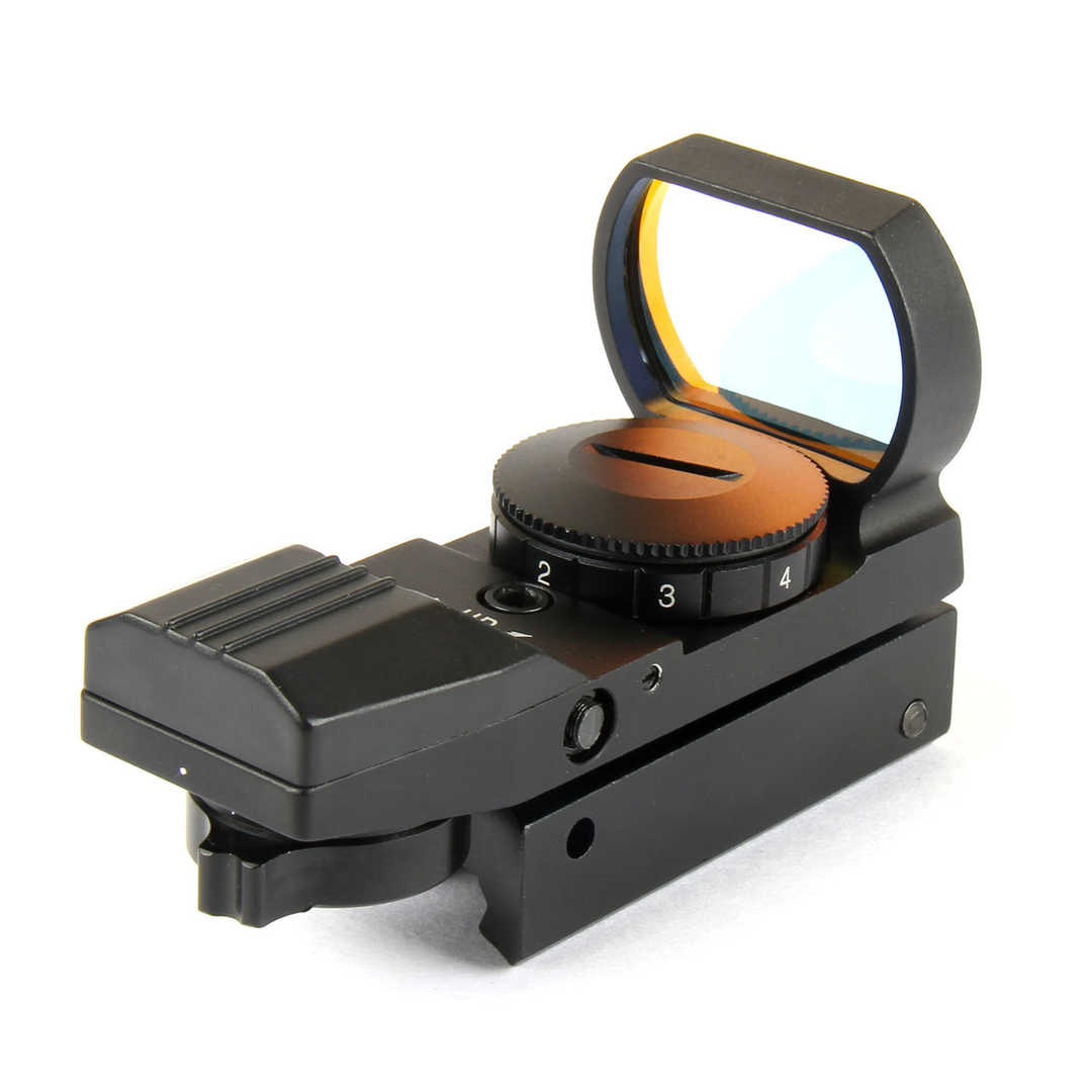 Red Reflex Sight with 4 Reticles , 3/8" Dovetail Mount – TACFUN