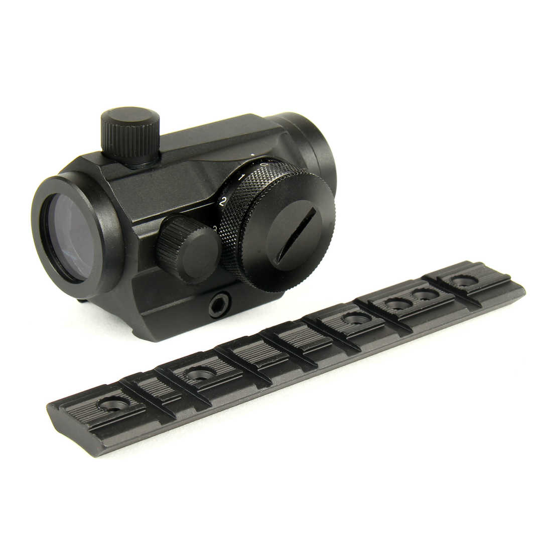 Ruger 1022 10/22 Base Mount + 4MOA Red Green Dot Reflex Sight Low Prof ...