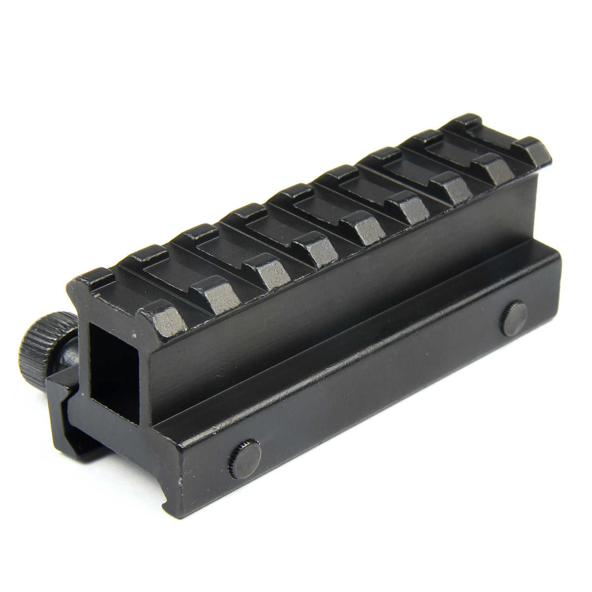 Flat top 1" See Through Riser Scope Rail Mount 8 slot Picatinny Weaver ...