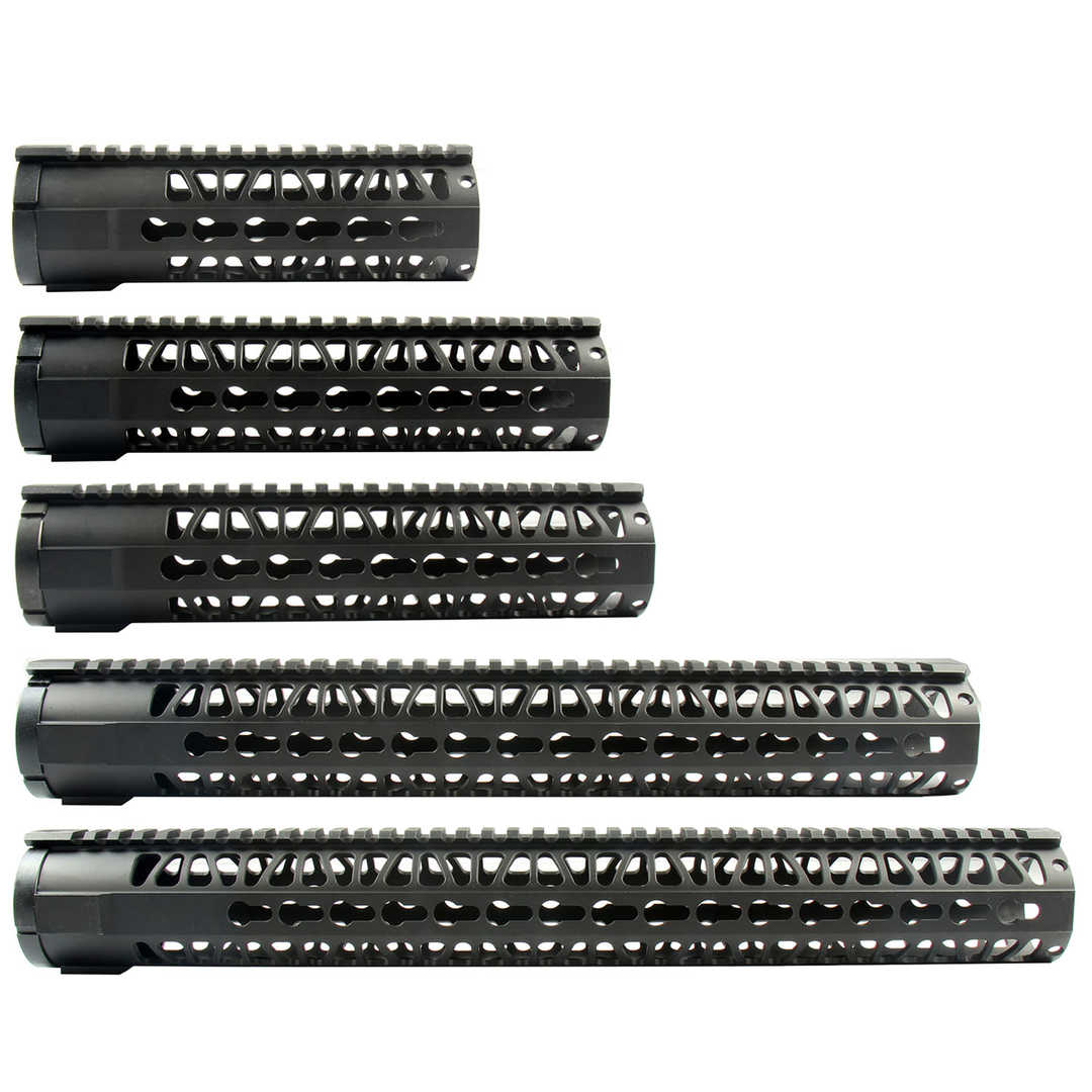 AR-15 KEYMOD Light Skeleton Handguard (KM45)- Free Float 7" & 9" & 10 ...