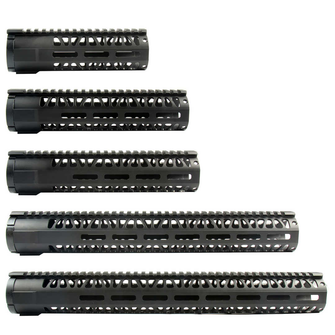 AR-15 M-LOK Light Skeleton Handguard (ML45) - Free Float 7" & 9" & 10 ...