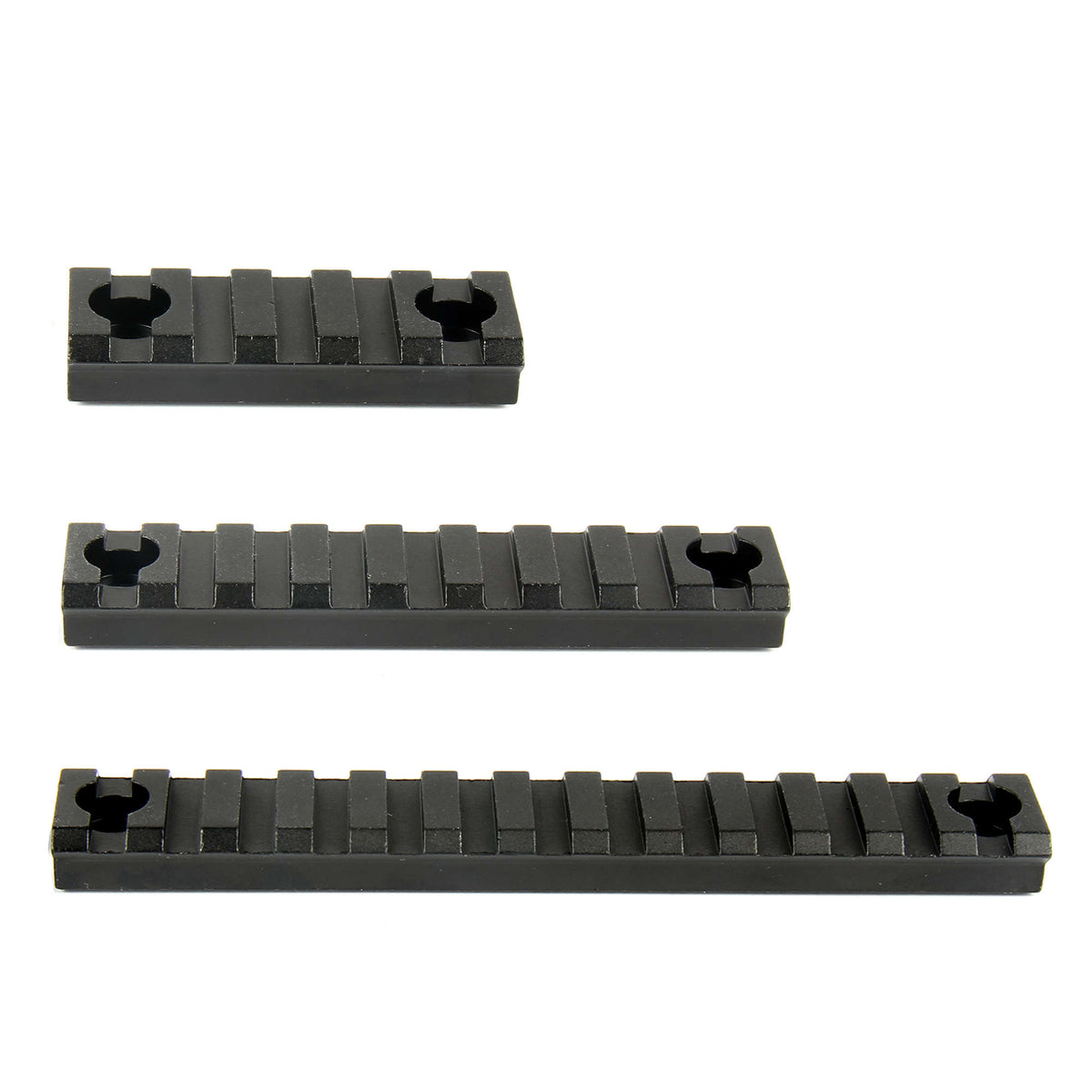 M-LOK Picatinny Weaver Rail Section - Aluminum – TACFUN