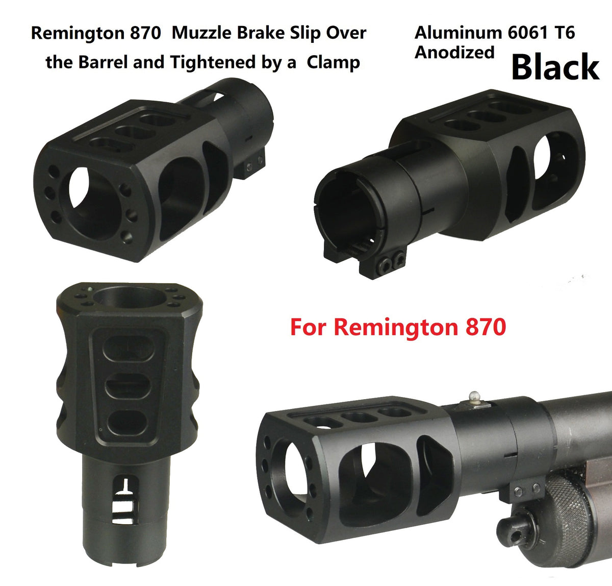 Remington 870 Recoil Reducer Muzzle Brake – TACFUN
