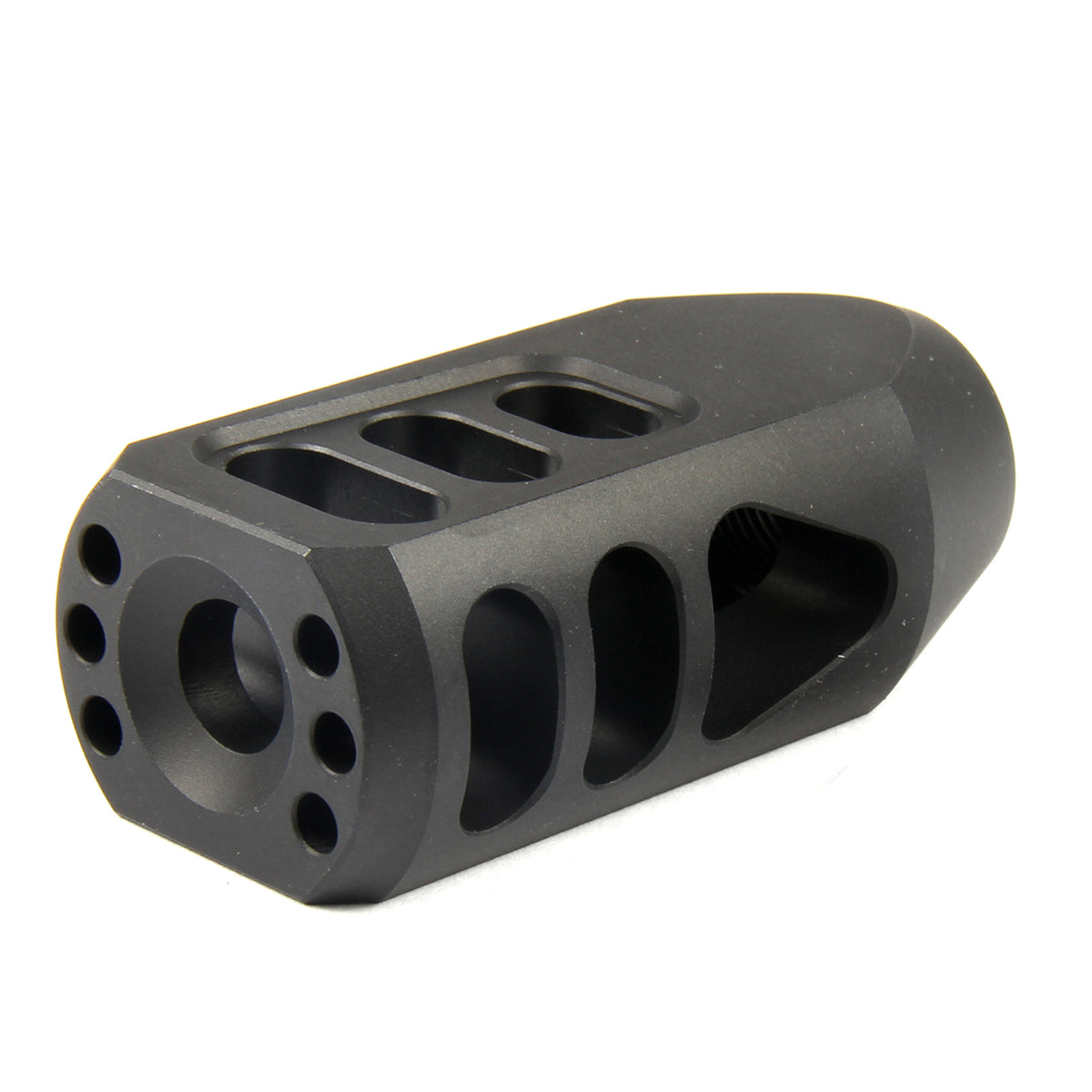 9MM Tanker Style Muzzle Brake 1/2x28 TPI Compensator – TACFUN