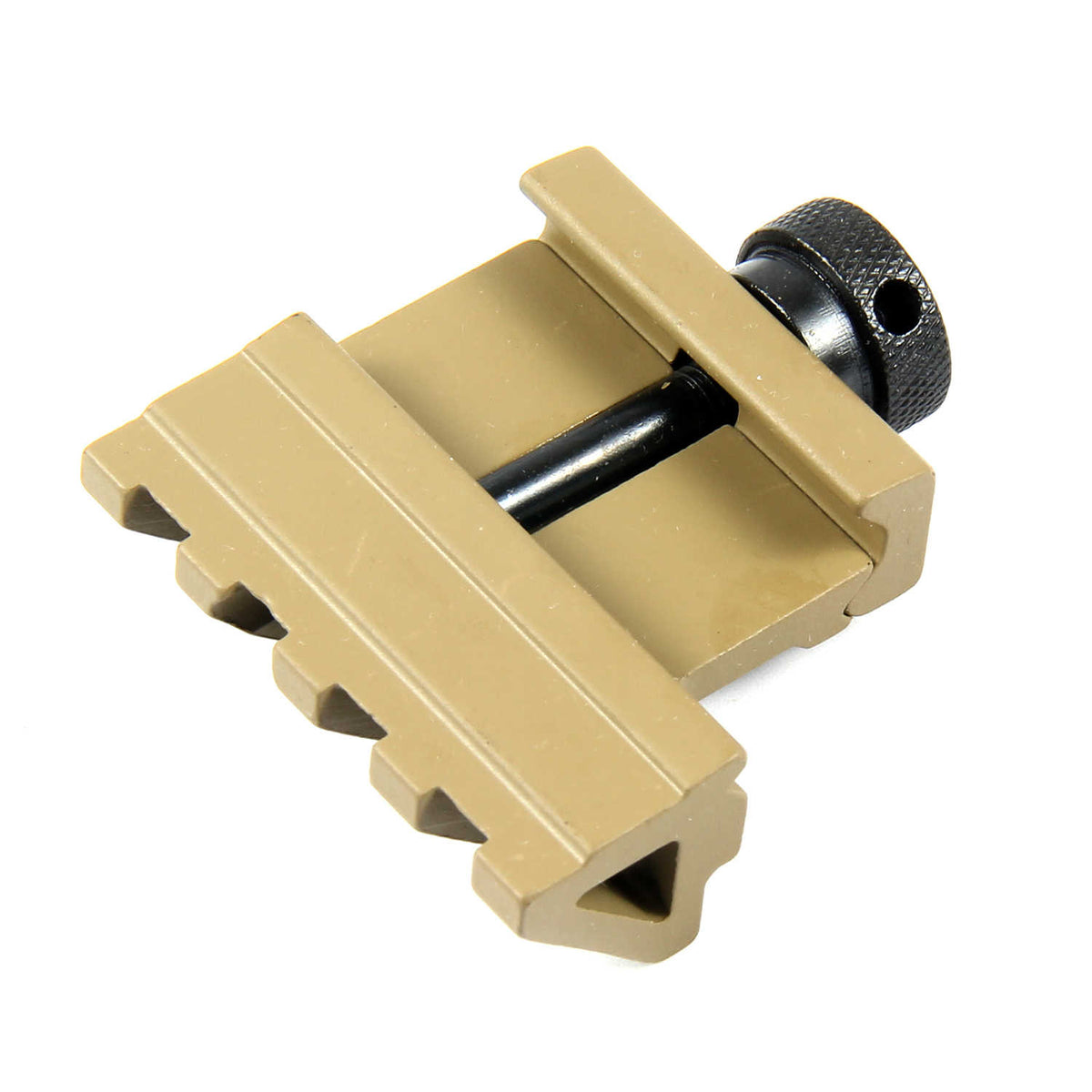 TAN 4 Slot 45 Degree Angle Offset 20mm Picatinny Weaver Rail Mount – TACFUN