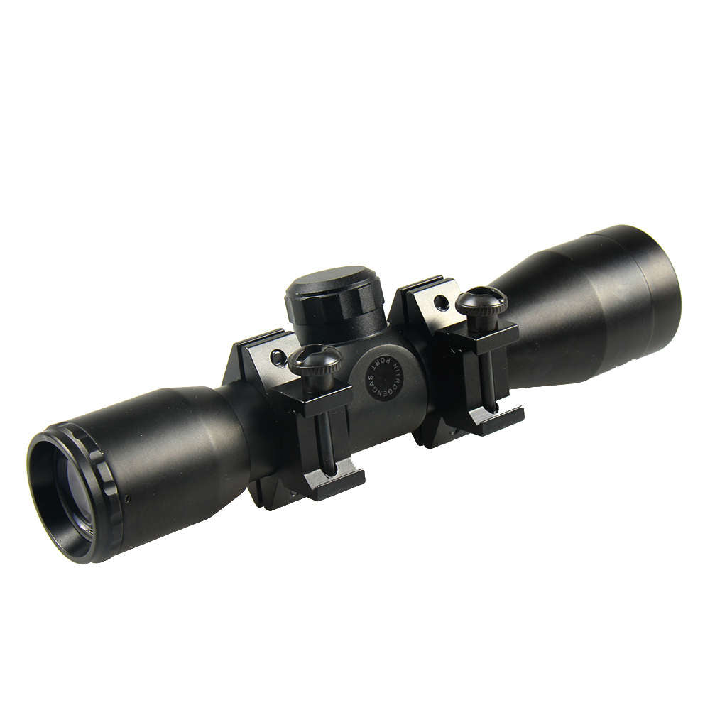 Tactical 4X32 Compact Mil-Dot OR RANGEFINDER Scope w/ 1" Picatinny Rin ...