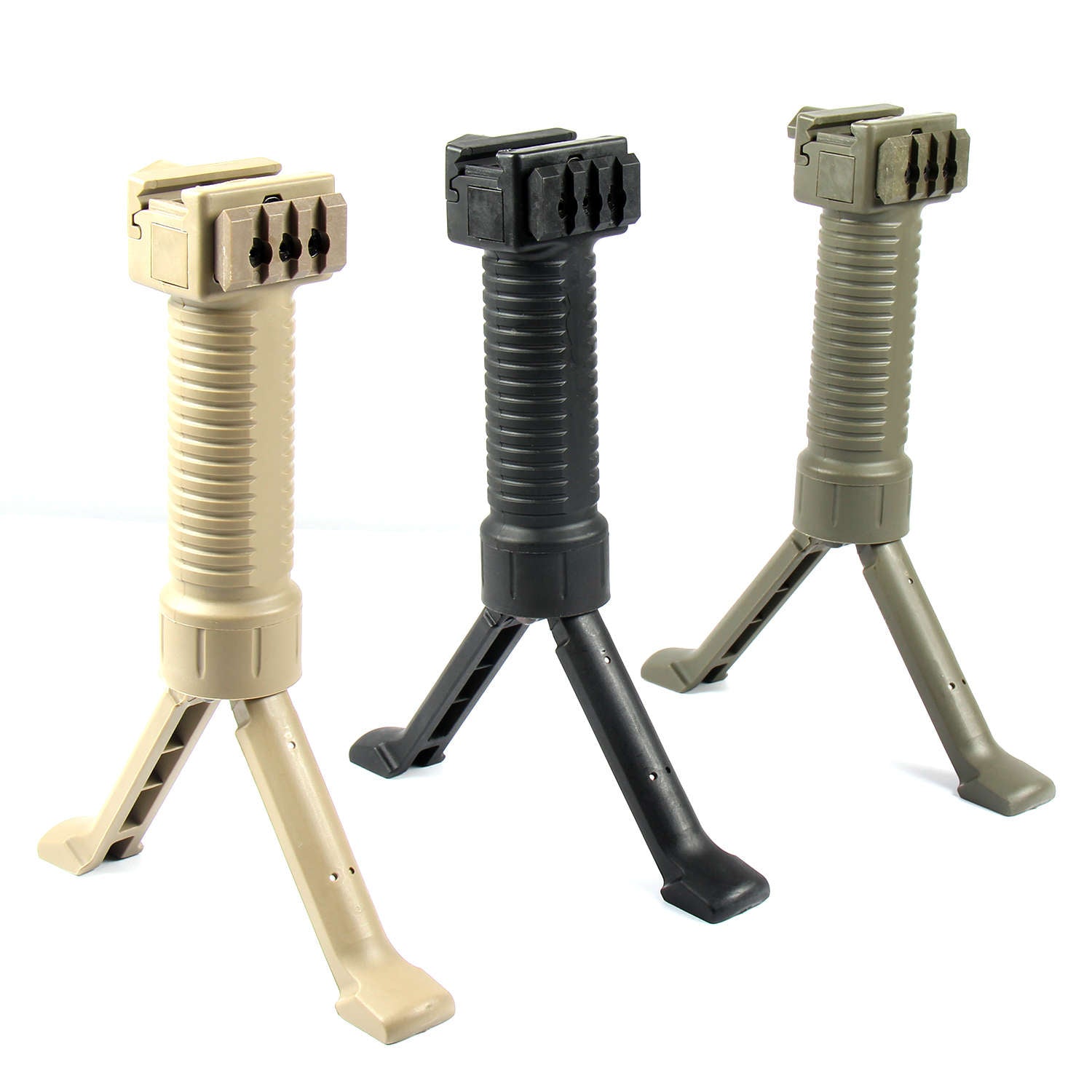 Tactical Foregrip Bipod System /w Picatinny Side Rail – TACFUN